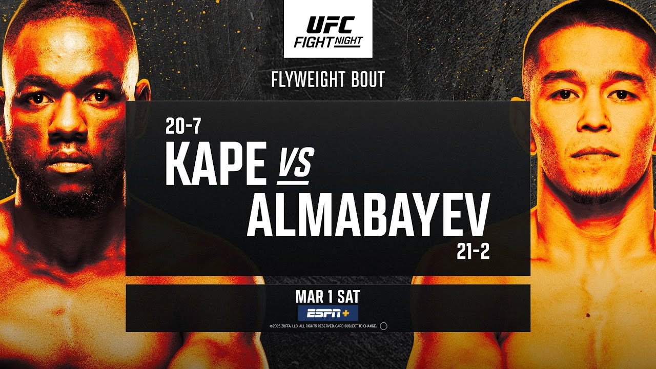 Urmeaza gala UFC Fight Night: Manel Kape vs. Asu Almabayev! (VIDEO ...